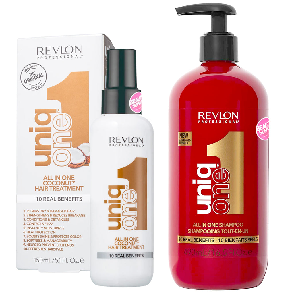 KIT UNIQ ONE REVLON TRATAMIENTO Y SHAMPOO – Beauty Supply