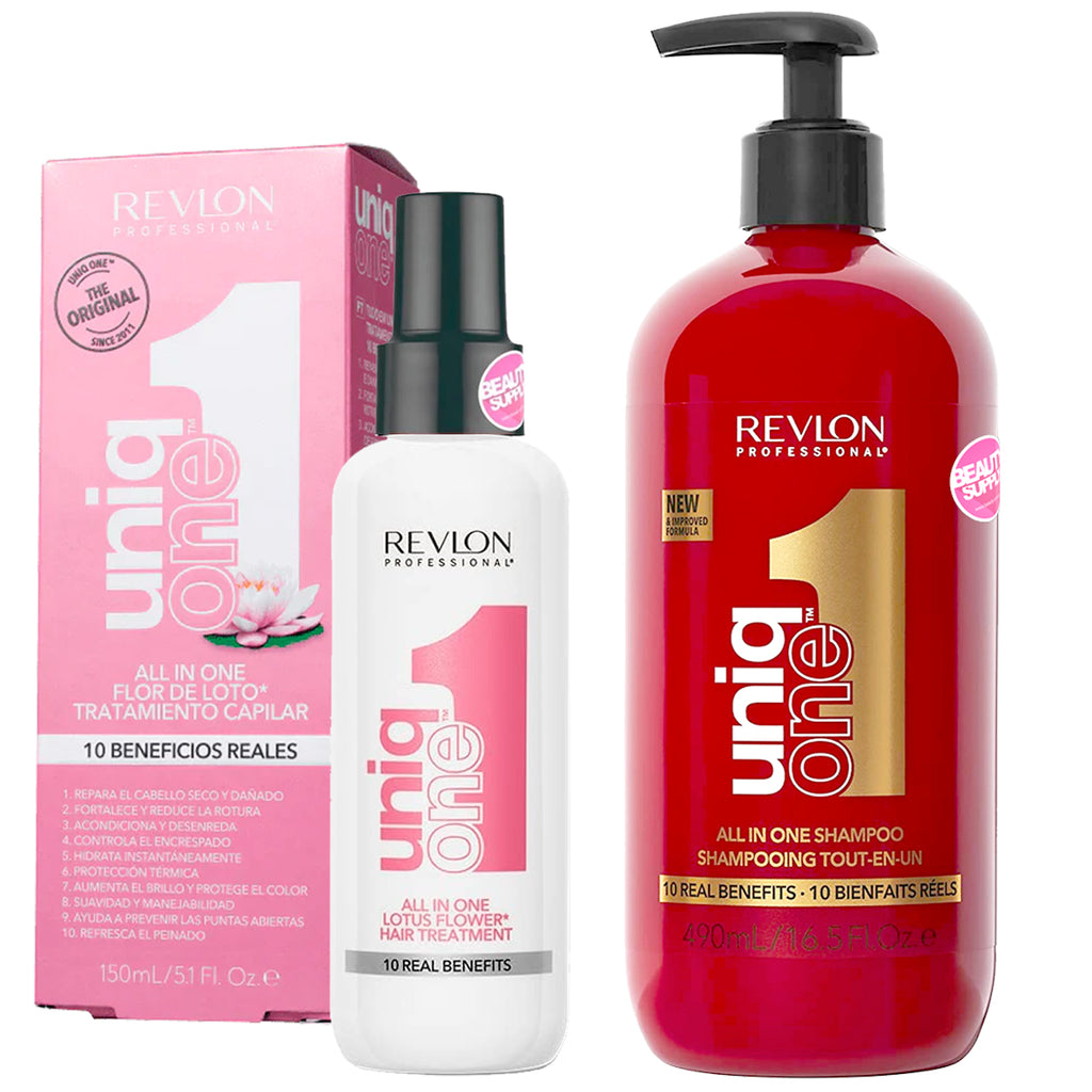 KIT UNIQ ONE REVLON TRATAMIENTO Y SHAMPOO – Beauty Supply