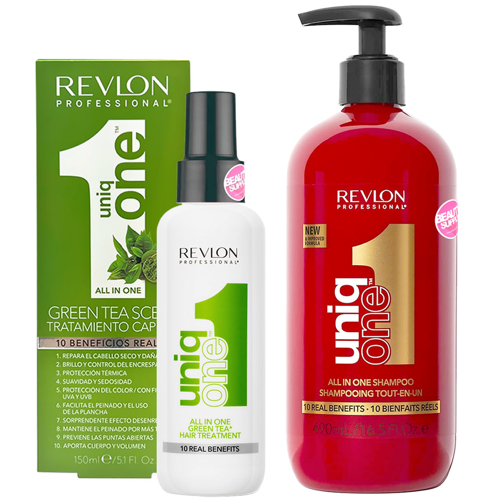 KIT UNIQ ONE REVLON TRATAMIENTO Y SHAMPOO – Beauty Supply